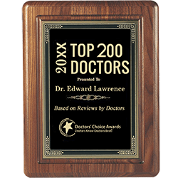 Top 200 Doctors Certificate Plaque – UK - Doctors Choice Awards