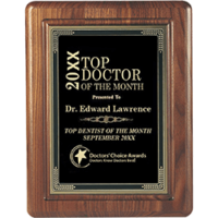 Top Doctor of the Month Certificate Plaque - UK - Doctors Choice Awards